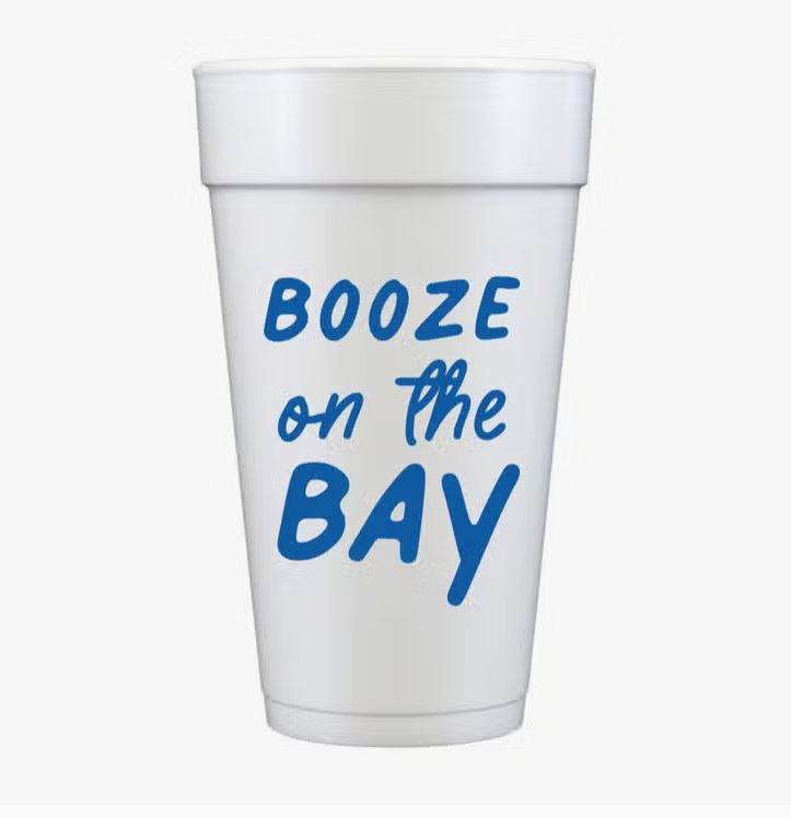 Booze On The Bay Foam Cups – Interwoven